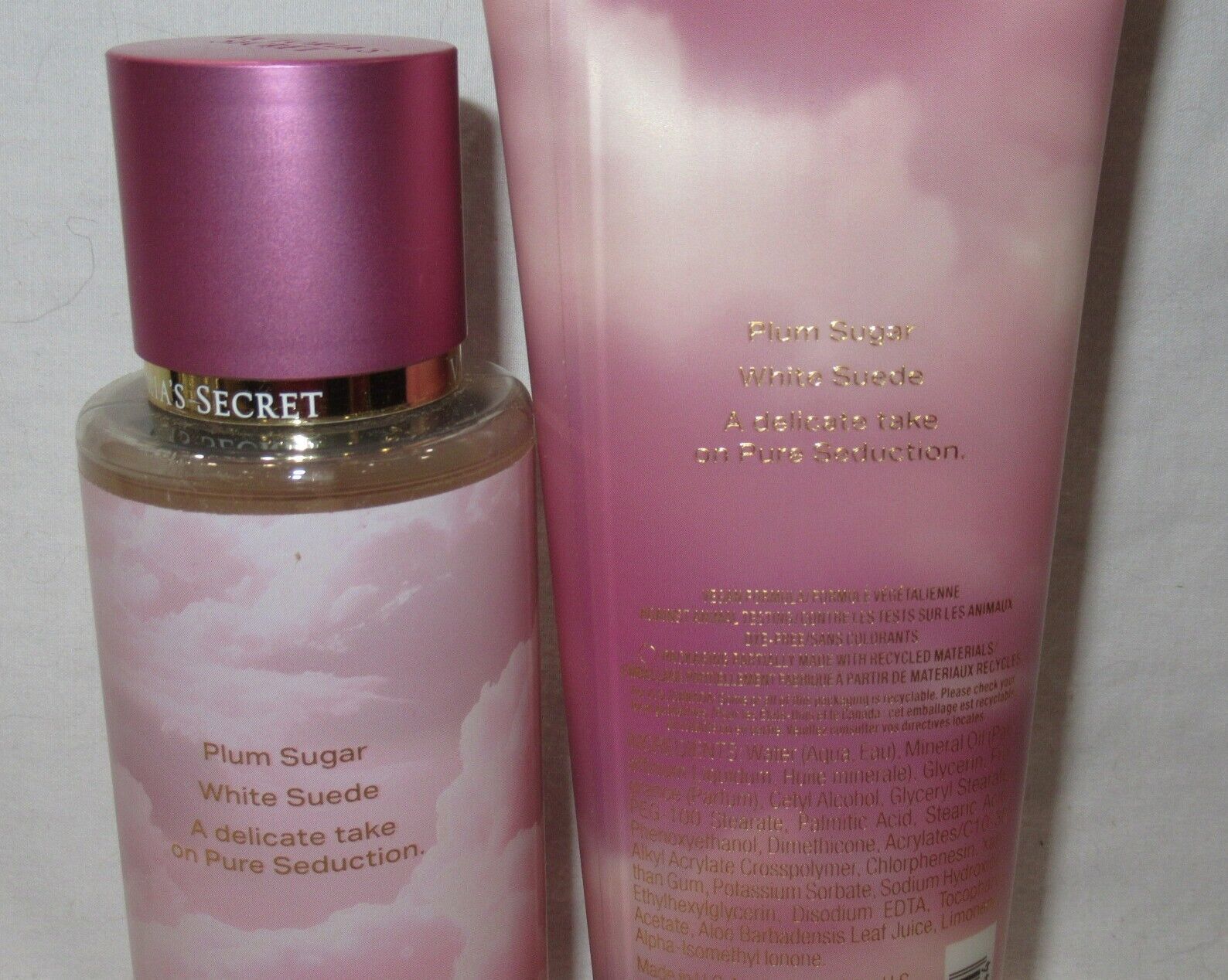 Victoria's Secret Fragrance Mist & Lotion Set Lot of 2 PURE SEDUCTION ...