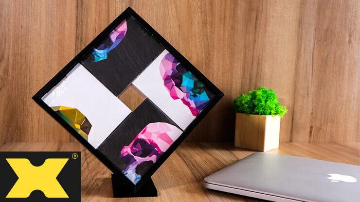 Diamond Display - 3D Printed 4 Playing Card Deck Display Case by EB ...