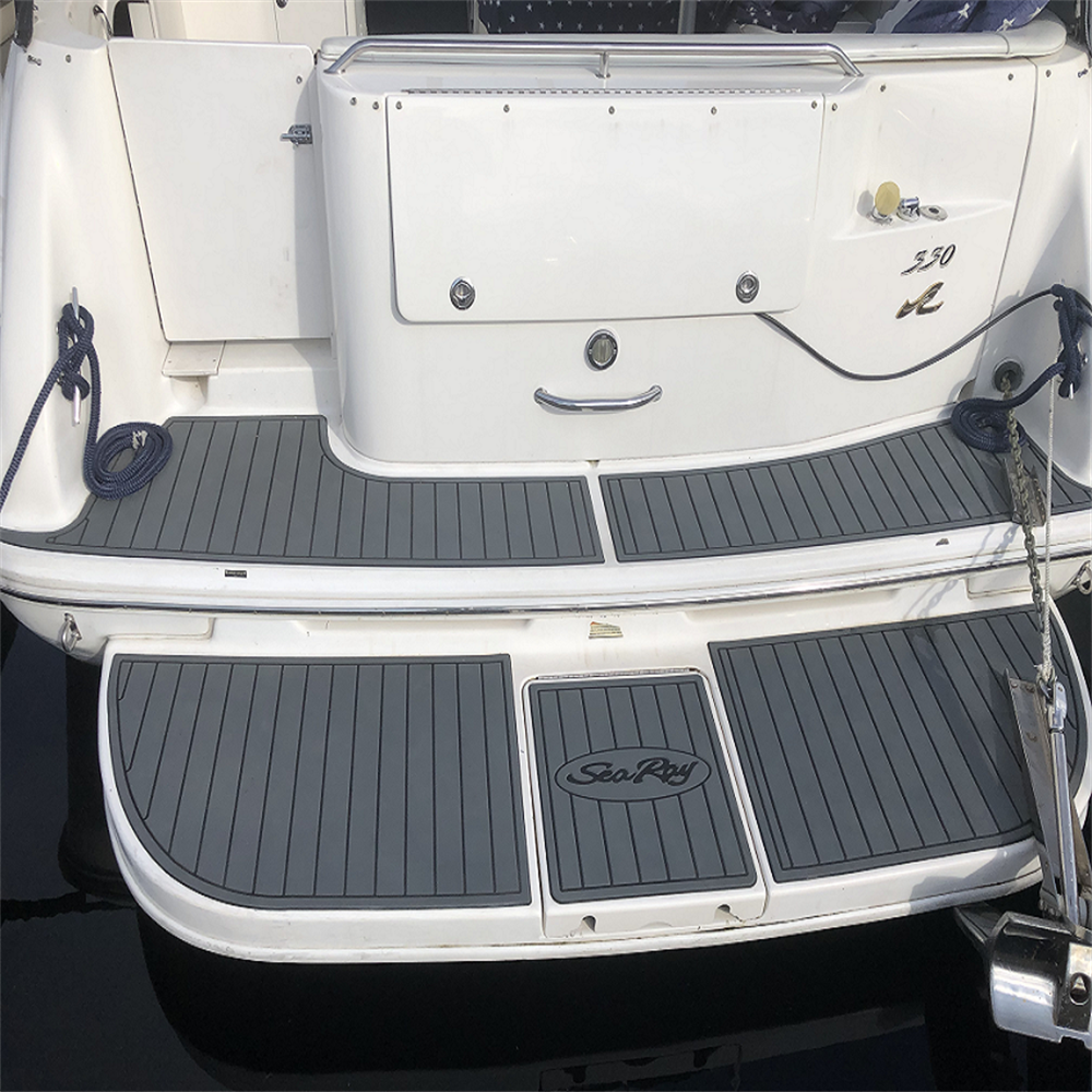 Sea Ray 340 Swim Platform Transom Pad Boat EVA Foam Faux Teak Deck ...