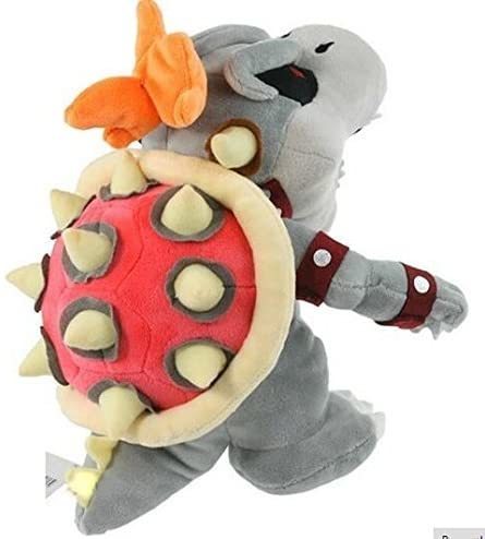 Bowser King and Gray Dry Bone Bowser plush doll set approx 10" 2pcs - Other