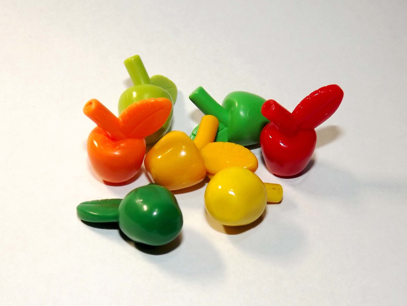 Apple Fruit Assorted Colors Food Set Custom Minifigures - LEGO (R ...