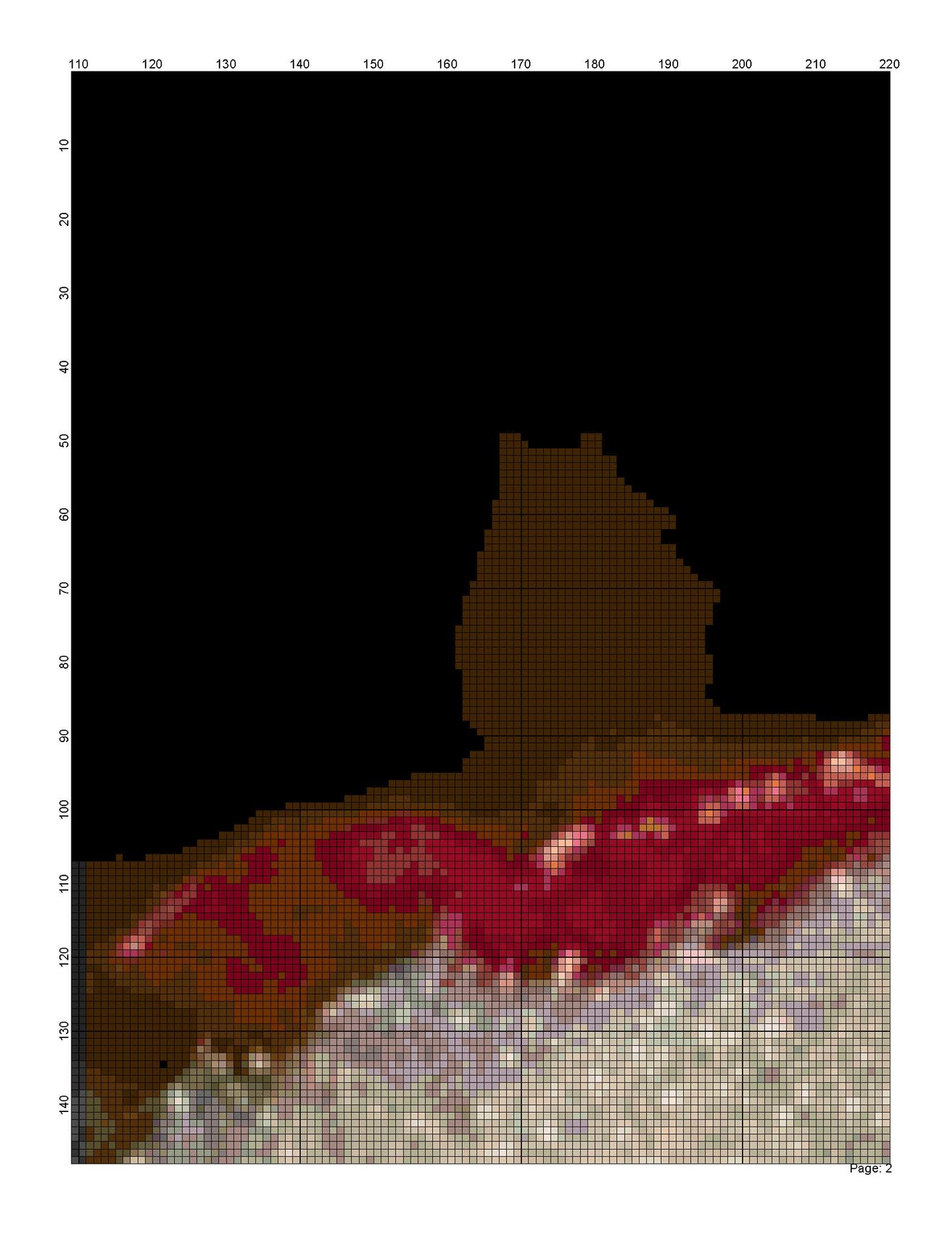 Christmas Santa Claus with Golden Gloves/ Cross Stitch patterns PDF ...