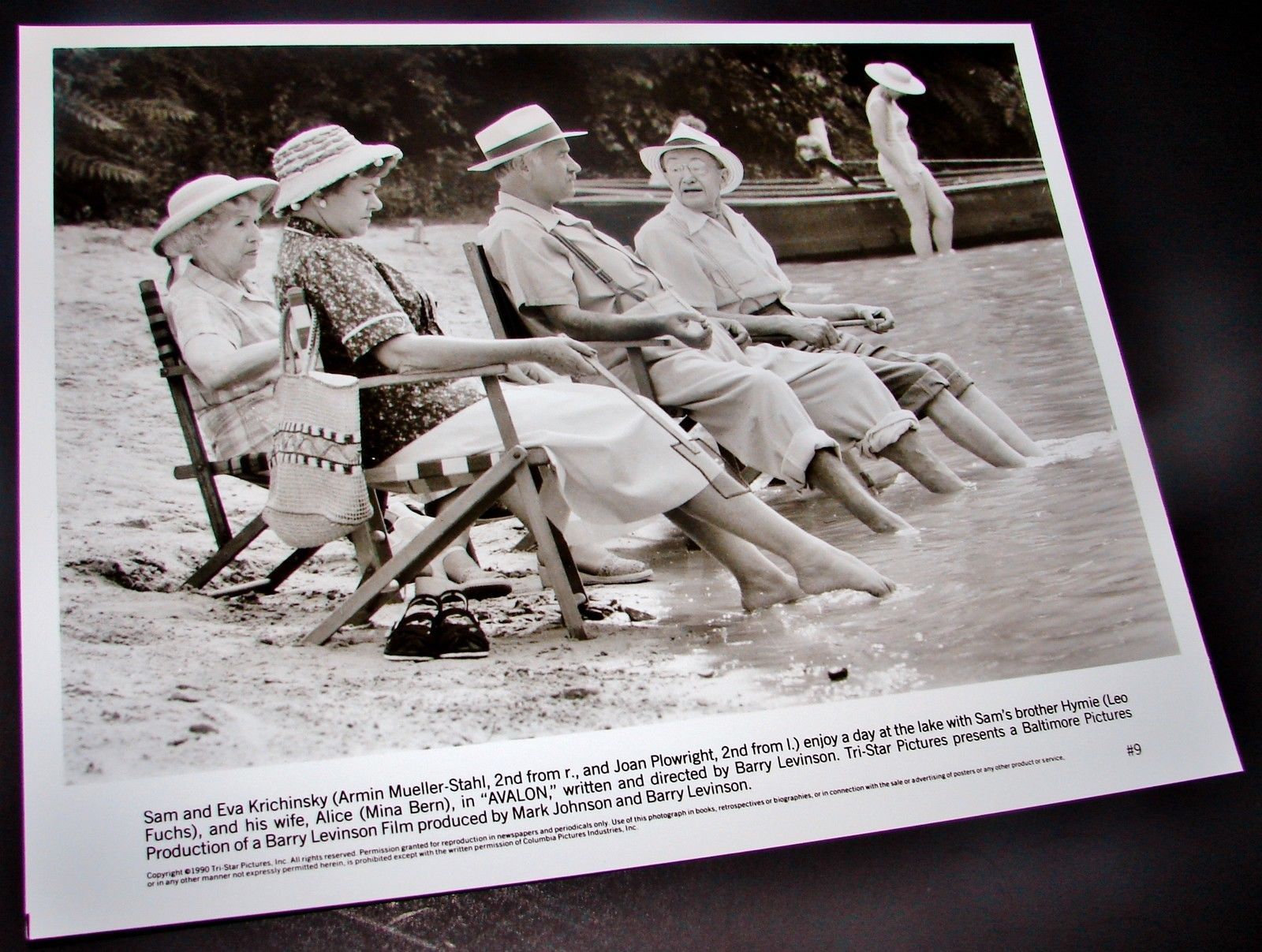 1990 Movie AVALON Press Photo Leo Fuchs Mina Bern Joan Plowright Armin ...