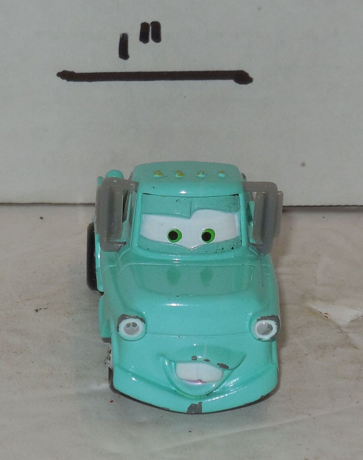 Disney Pixar Cars Tow Mater Aqua Blue Diecast 1:55 vehicle Toy - Action ...