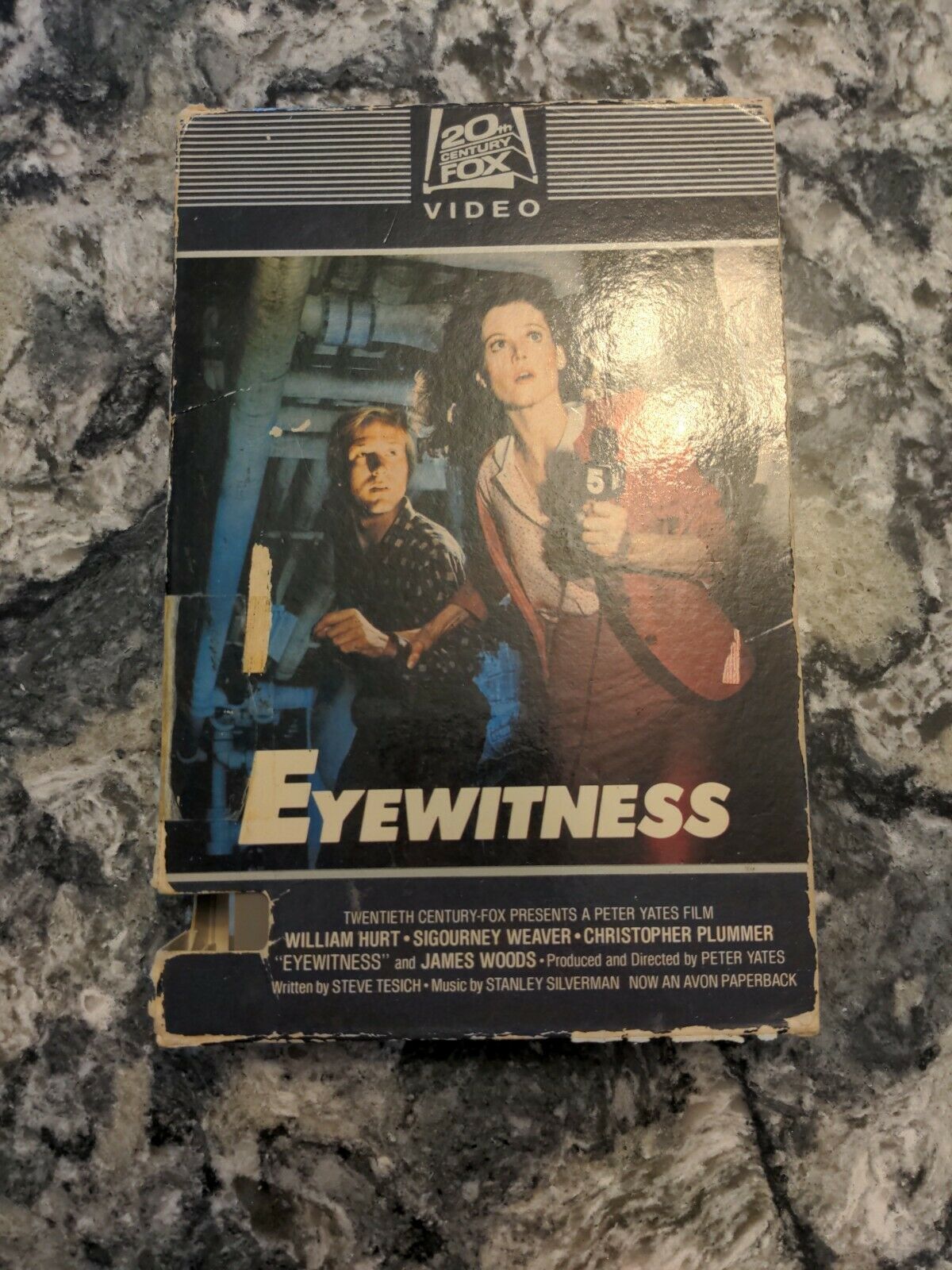 Eyewitness (VHS, 1981) William Hurt Crime Drama Rare Vintage FOX Drawer ...