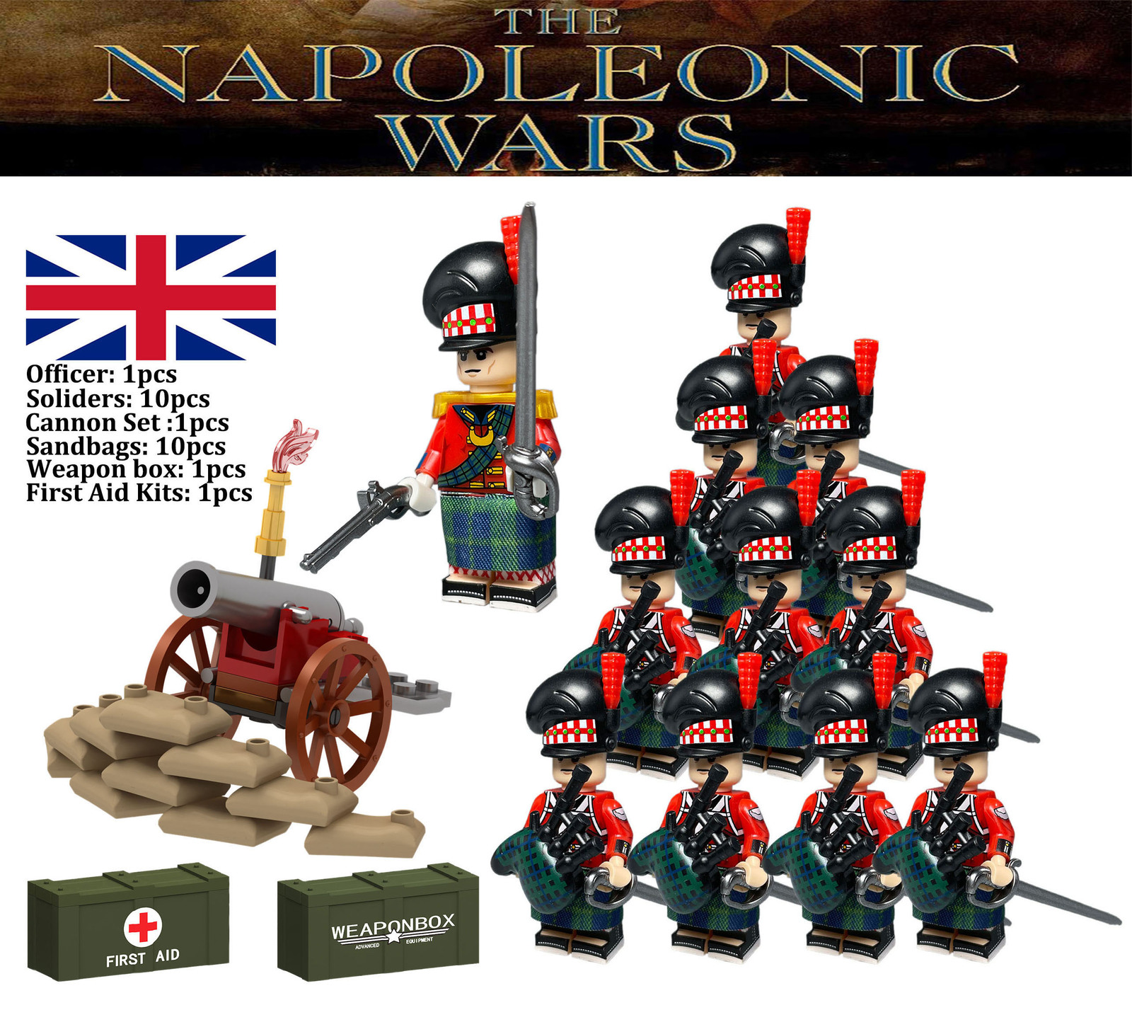 Scottish Highland Bagpipes Custom Napoleon's Battles Scenarios ...