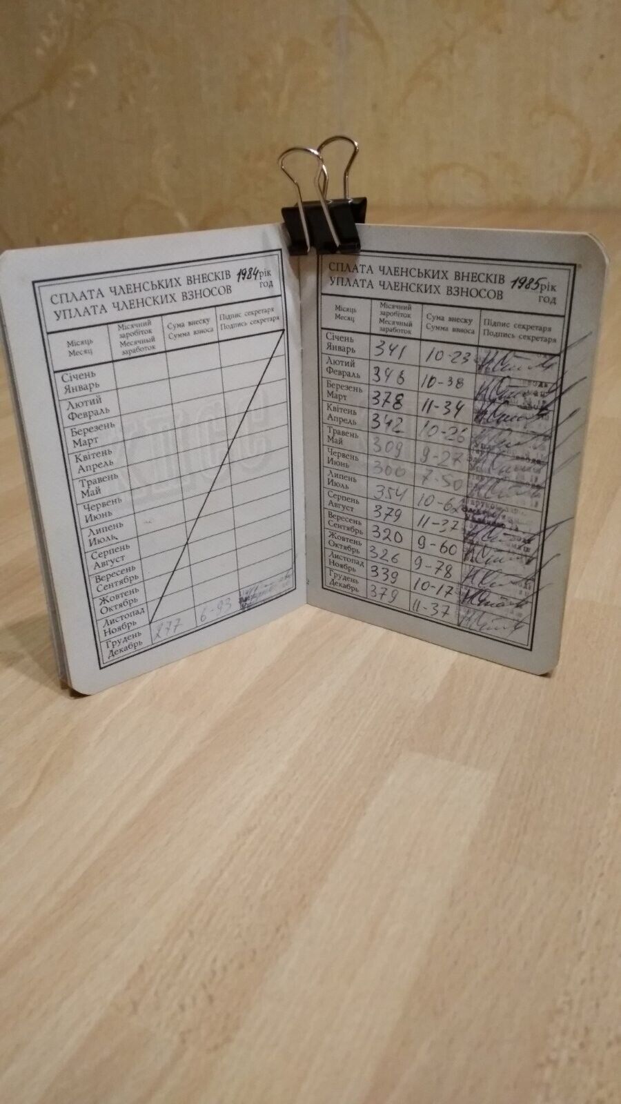 Soviet Communist Party Membership Card Official Document . Original ...