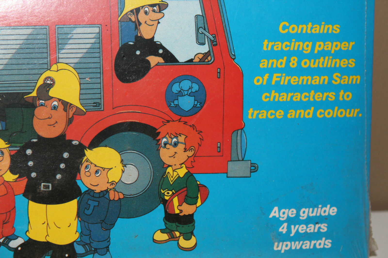 FireMan Sam Tracing Set Original Vintage Series England 1988 New Unopened - Everything Else