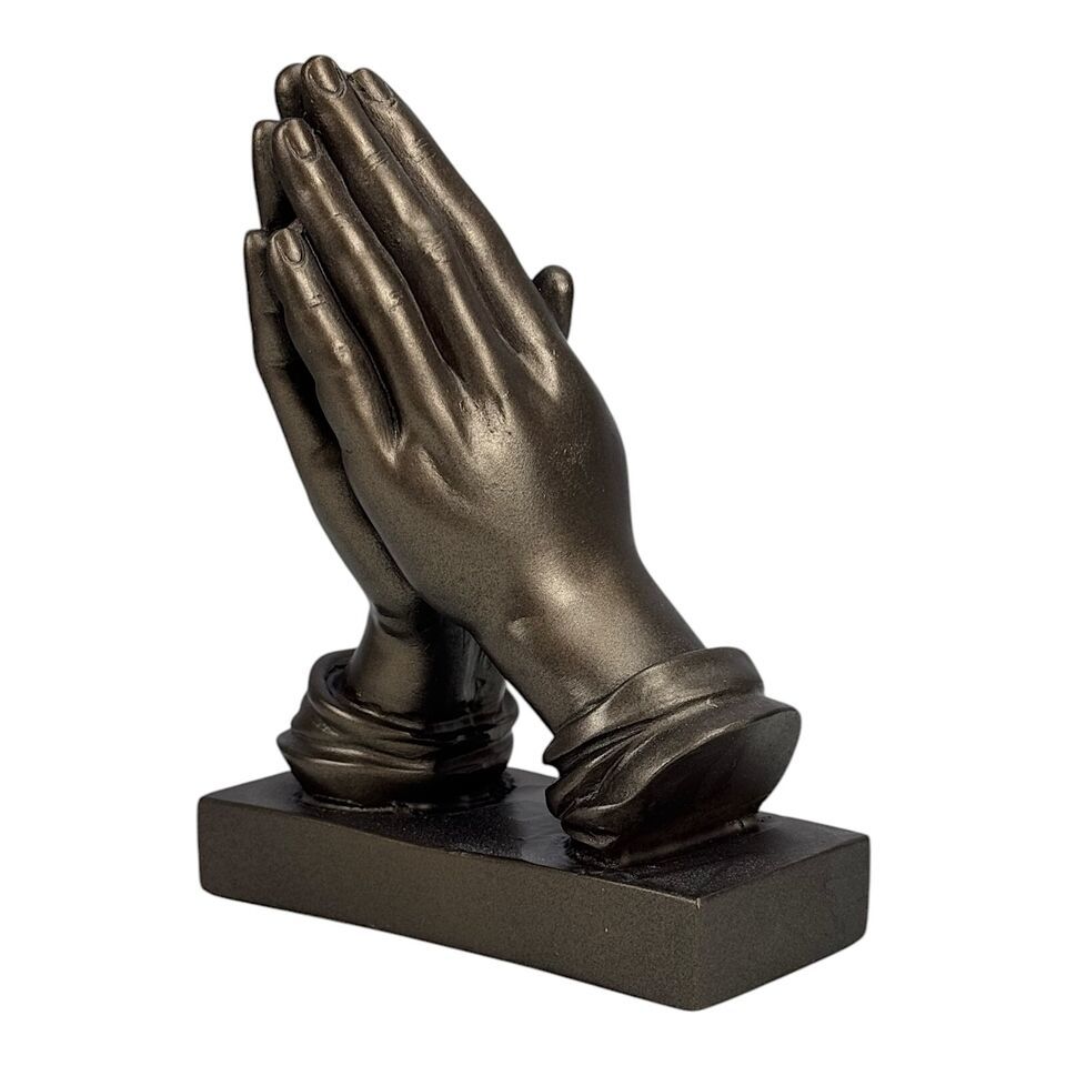 Praying Hands Jesus Christ Religious Christian Cast Alabaster Statue ...