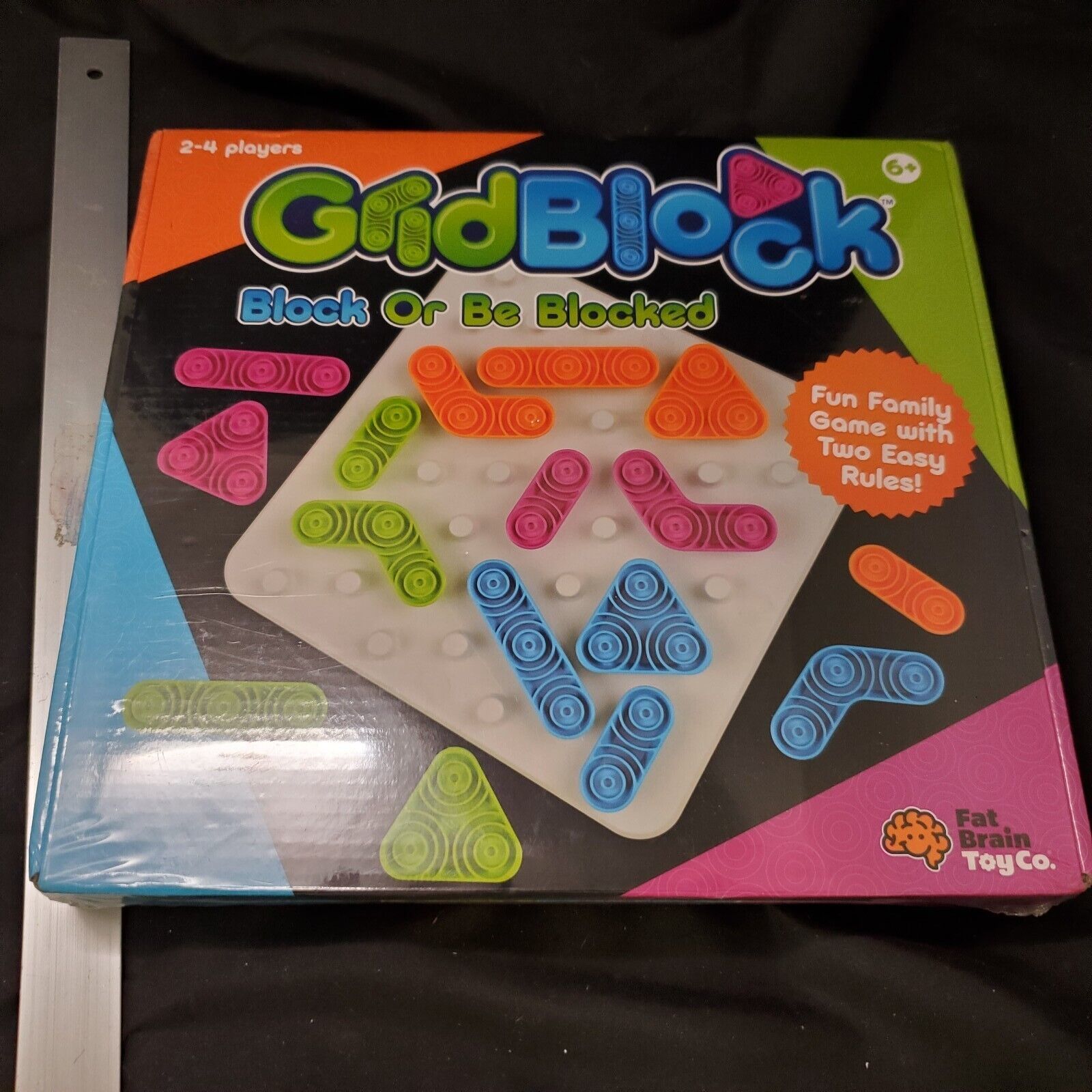 Grid Block Family Board Game (Fat Brain Toy Co.) Easy 2-4 Players ...