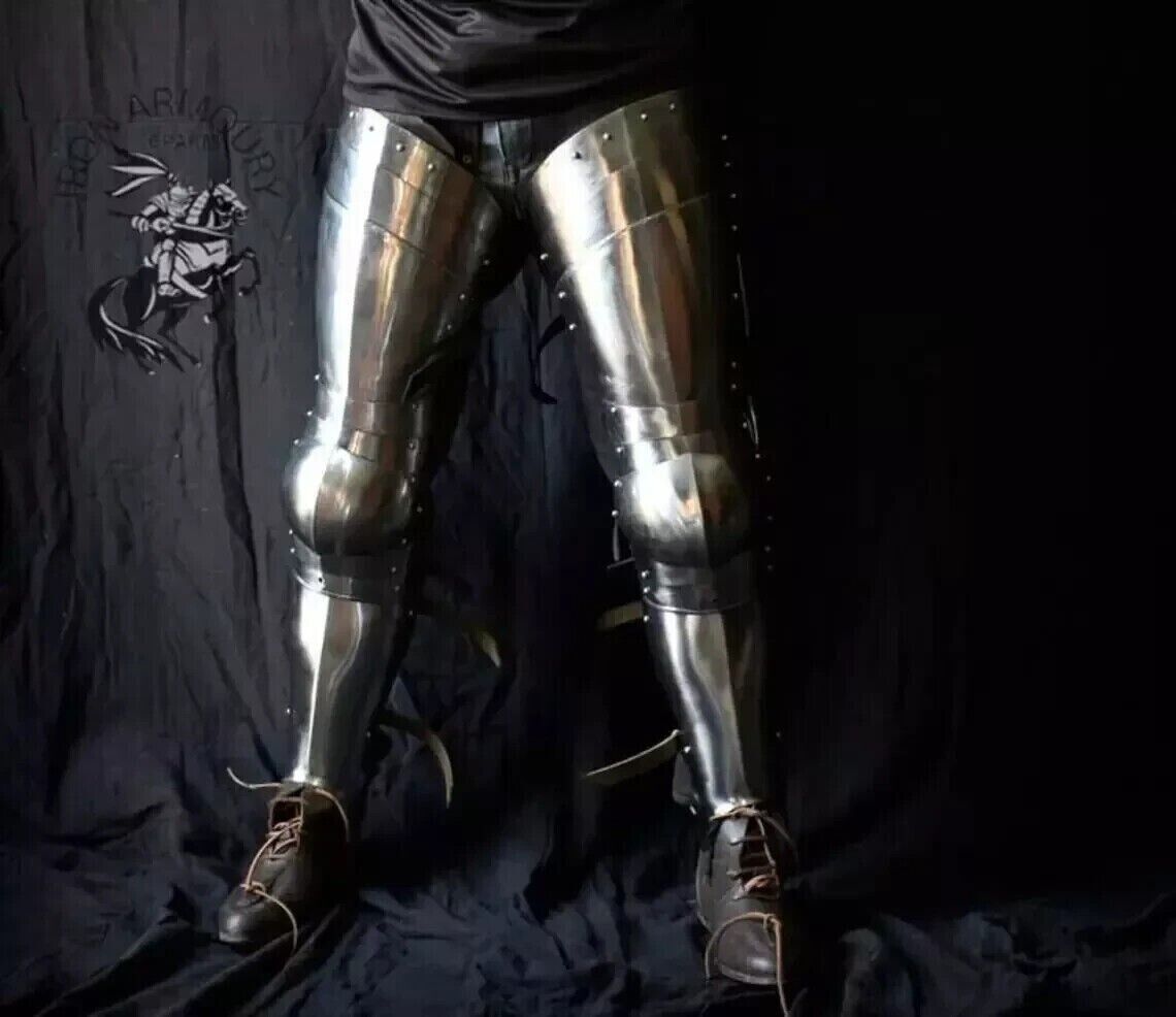 Medieval Knight Armor leg Guard functional Armor Cosplay Armor Sca ...