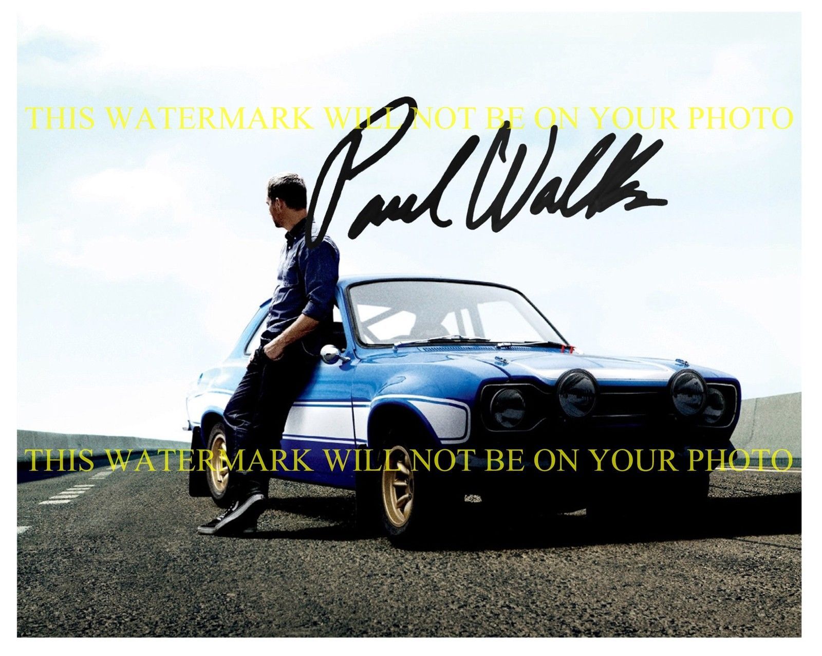PAUL WALKER SIGNED AUTOGRAPHED 8x10 RP PHOTO FAST AND FURIOUS SO ...