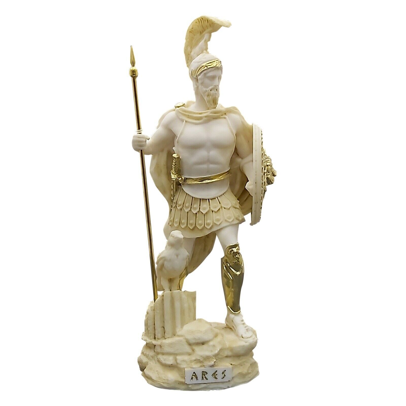 Ares Mars Greek Roman Olympian God of War and Courage Statue Sculpture ...