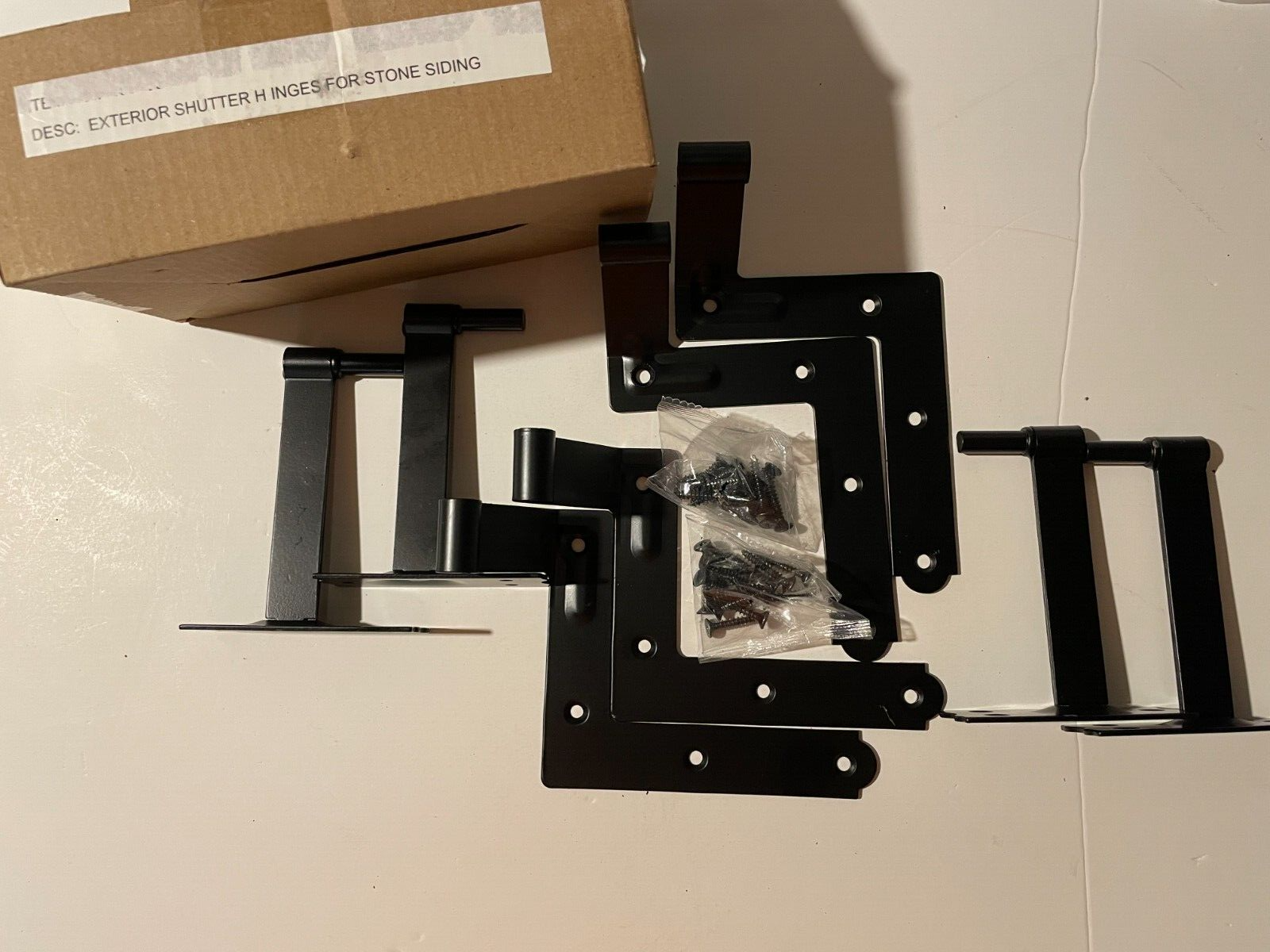 Delaney Hardware 4-Pack Shutter Blind Hinges Exterior Shutters Model ...