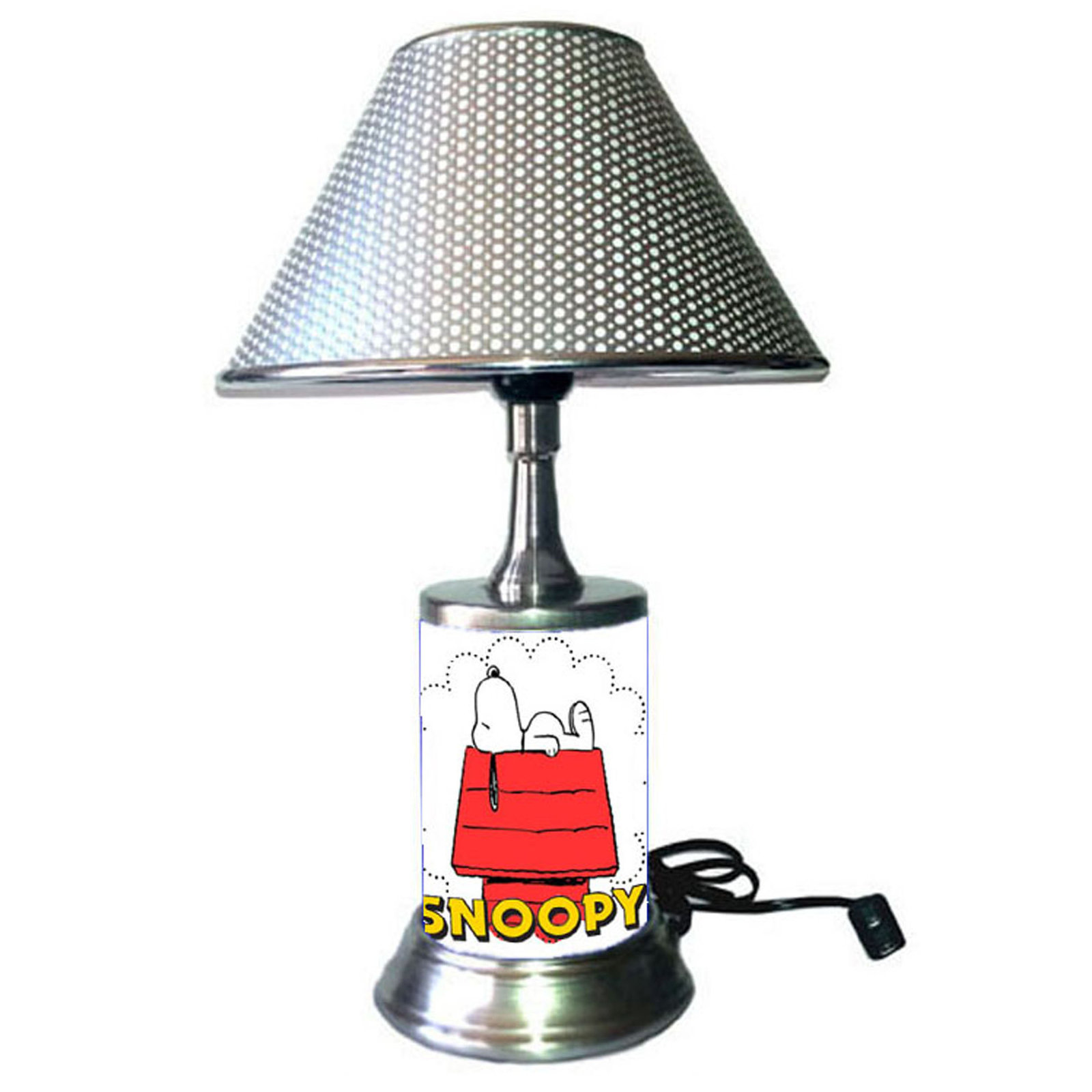 Snoopy desk lamp with chrome finish shade - Lamps