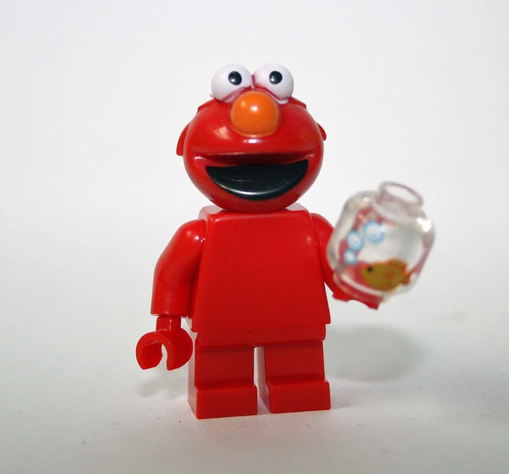 Minifigure Elmo Sesame Street Kids Tv Show Cartoon Toys US - LEGO (R ...