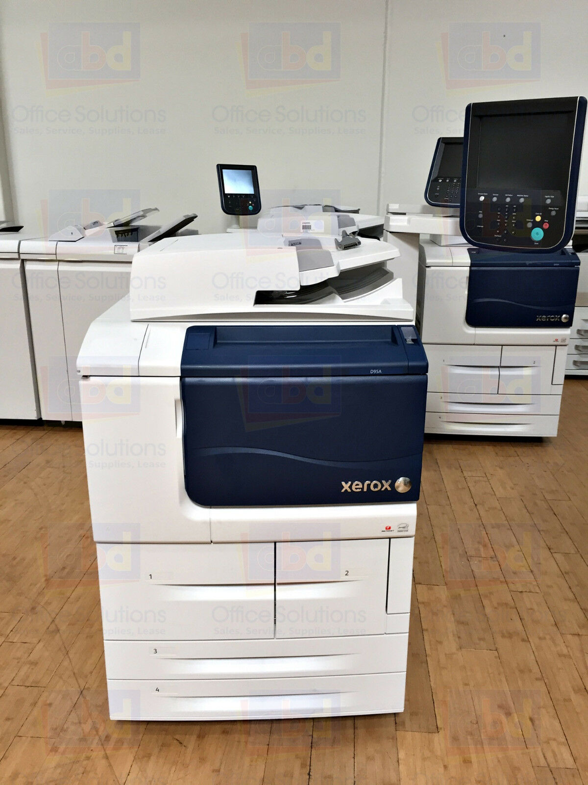 Xerox D95 Monochrome Production Copier Printer Booklet Maker Bypass ...