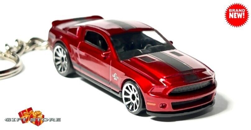 RARE KEYCHAIN RED FORD SHELBY MUSTANG GT500 SS CUSTOM Ltd EDITION GREAT ...
