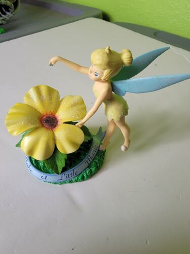 Tinker Bell "Make A Little Magic" Pixie Dust Wishes Collection Figurine ...