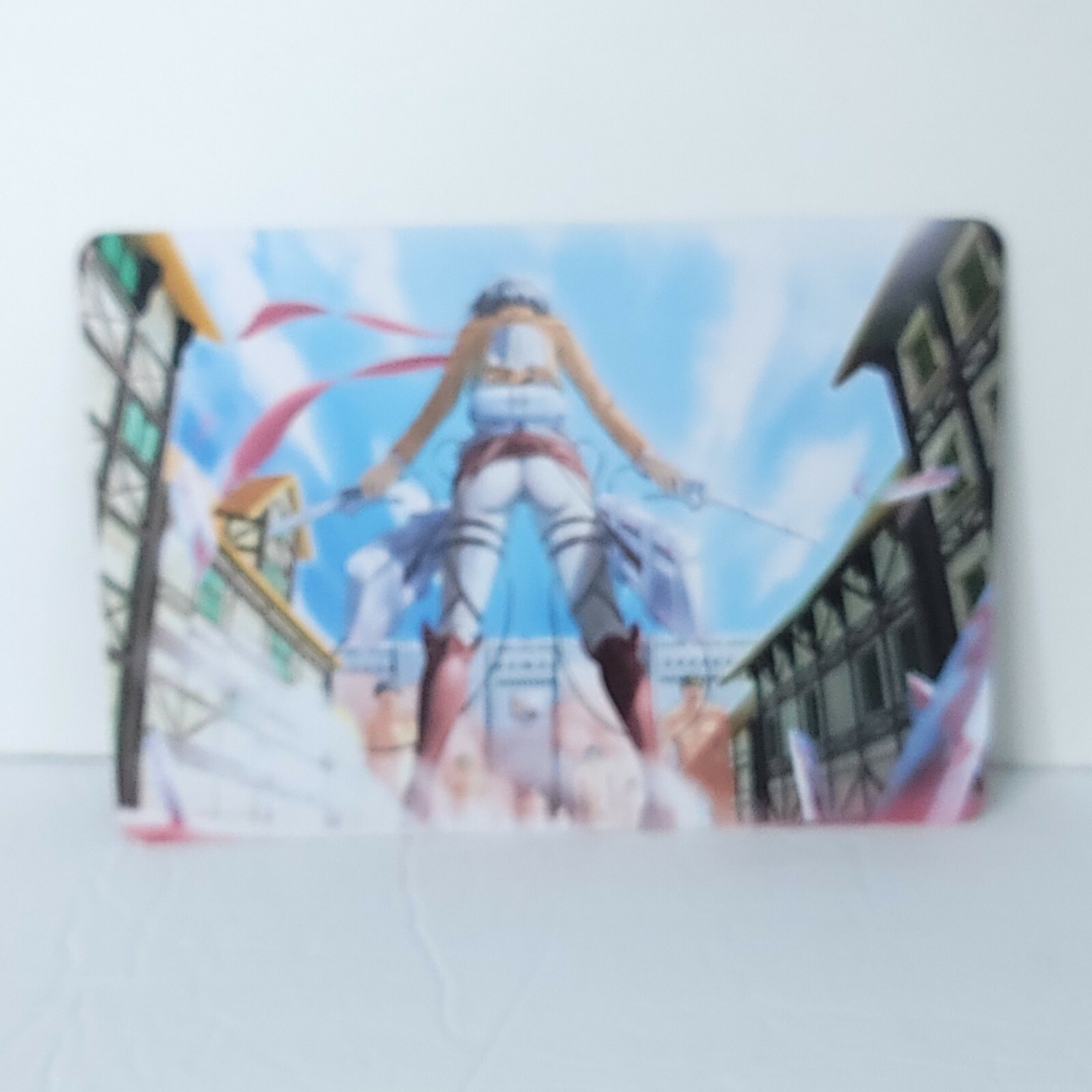 Mikasa Prepare Attack On Titan Waifu Card Anime Girl Wall Art Oversized ...