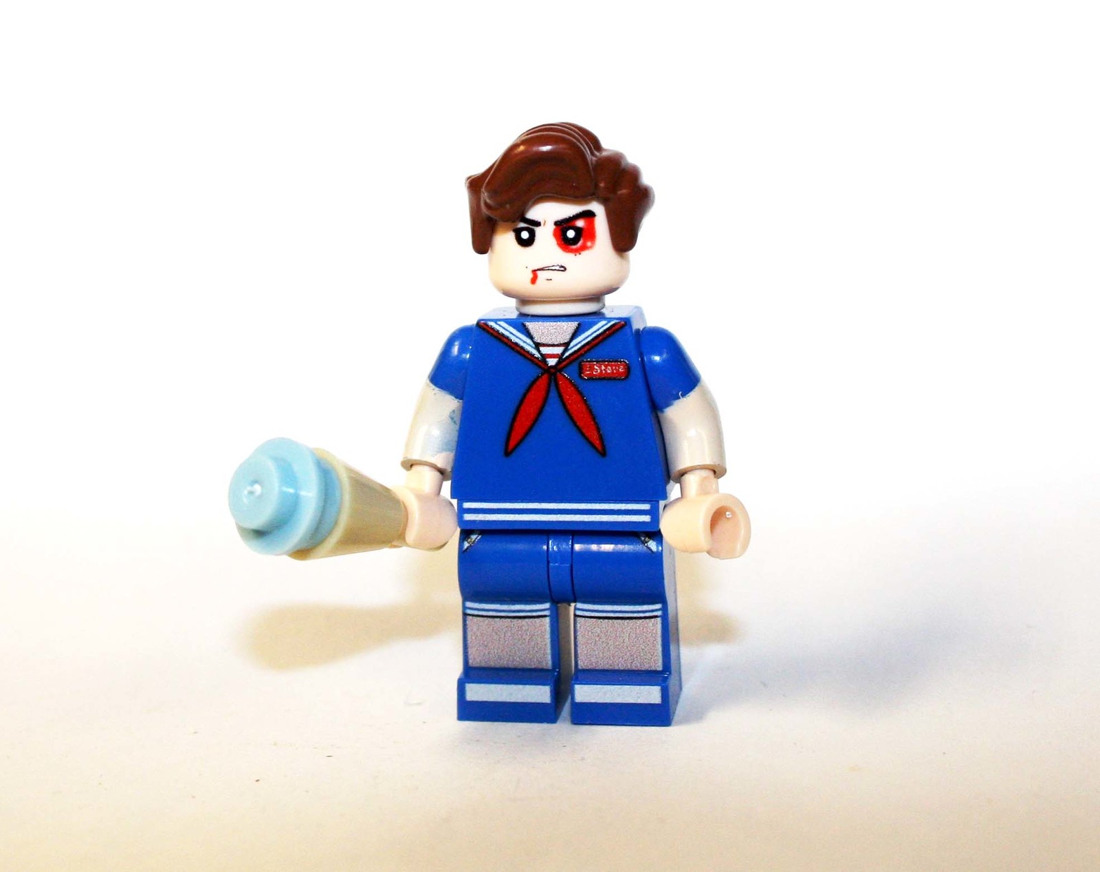 Minifigure Custom Toy Steve Harrington Scoops Ahoy V2 Stranger Things ...