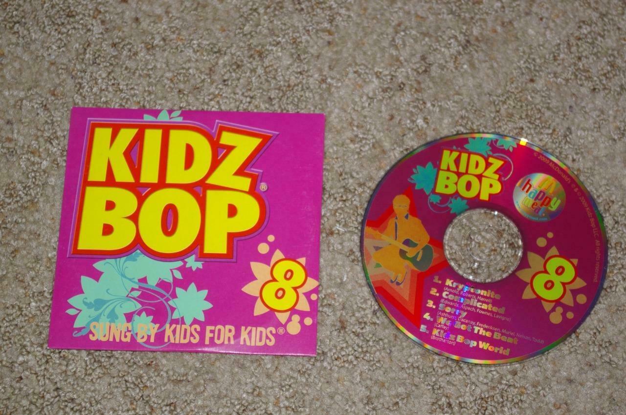 Kidz Bop # 8 Sung By Kids For Kids - McDonalds Happy Meal Sampler - CD ...