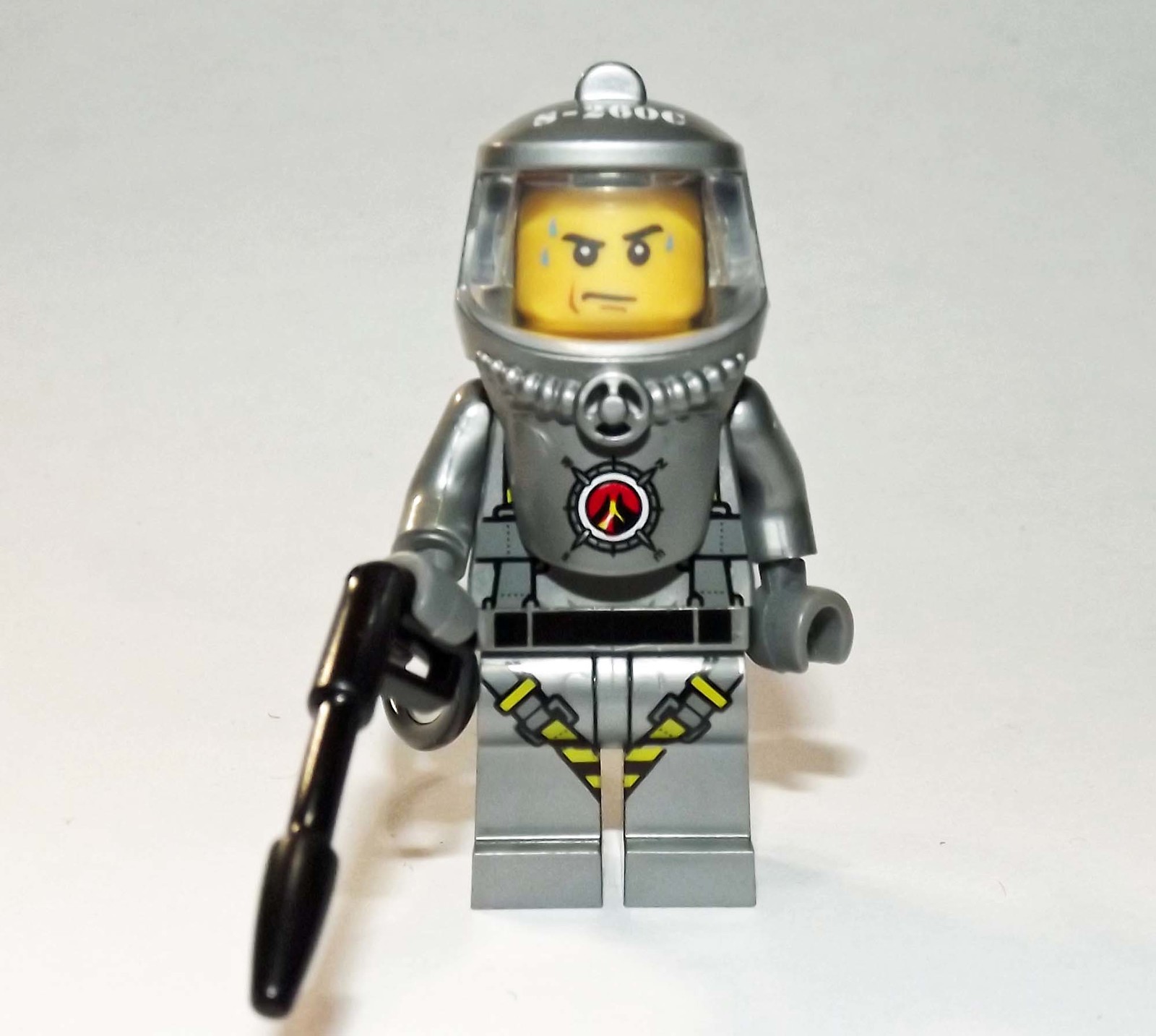 Gift Minifigure Nuclear Hazmat Silver Virus suit Fast Ship - LEGO (R ...