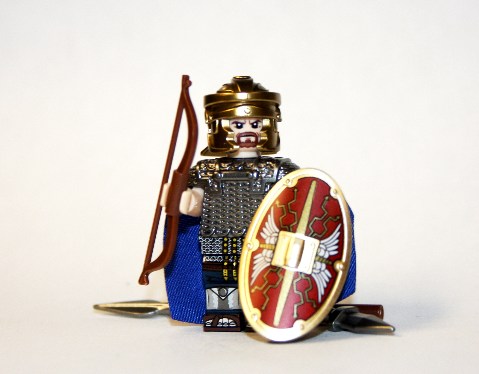 Roman Auxiliary Legionary Soldier Custom Minifigures - LEGO (R) Minifigures