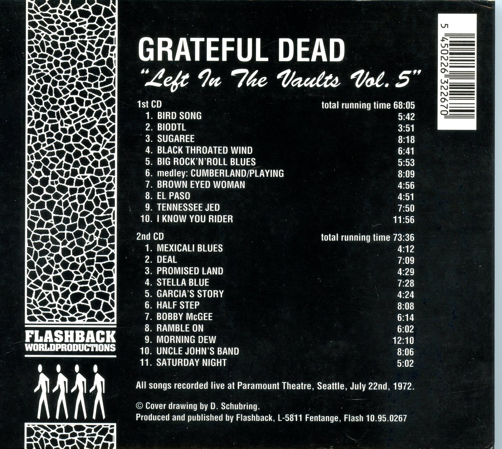 Grateful Dead - Left In The Vaults Vol. 5 ( 2 cd set )( Flashback ...