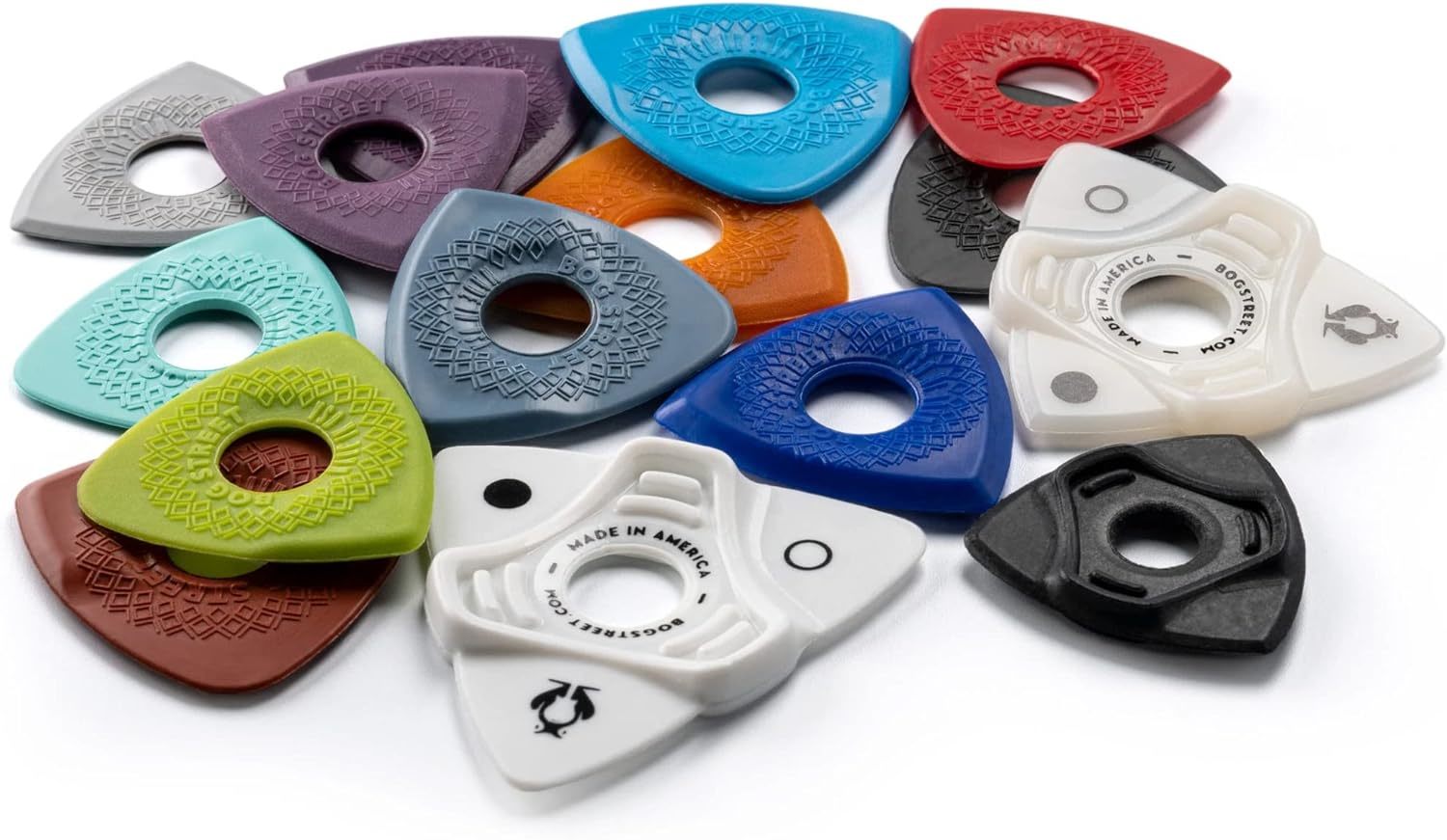 Ergonomic Guitar Picks Variety Pack Made In The Usa, Bog Street, 17 ...