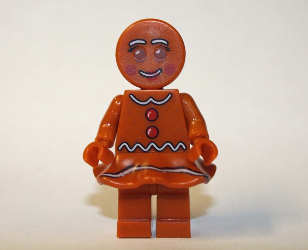 Gift Minifigure Gingerbread Man Female Santa and similar items