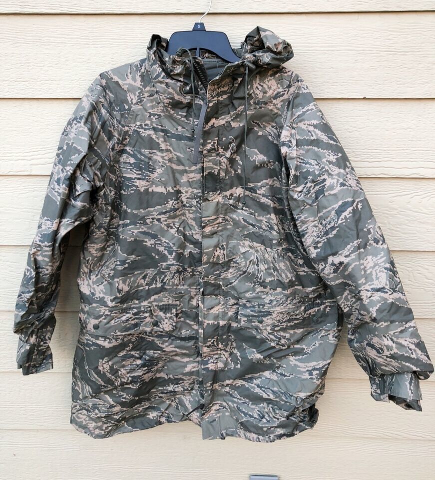 Genuine Usaf Apecs Abu Tiger Stripe Improve Rainsuit Parka With Liner ...