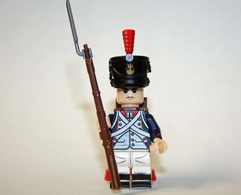 French Infantry Napoleonic War Waterloo Soldier Toy Minifigure US ...