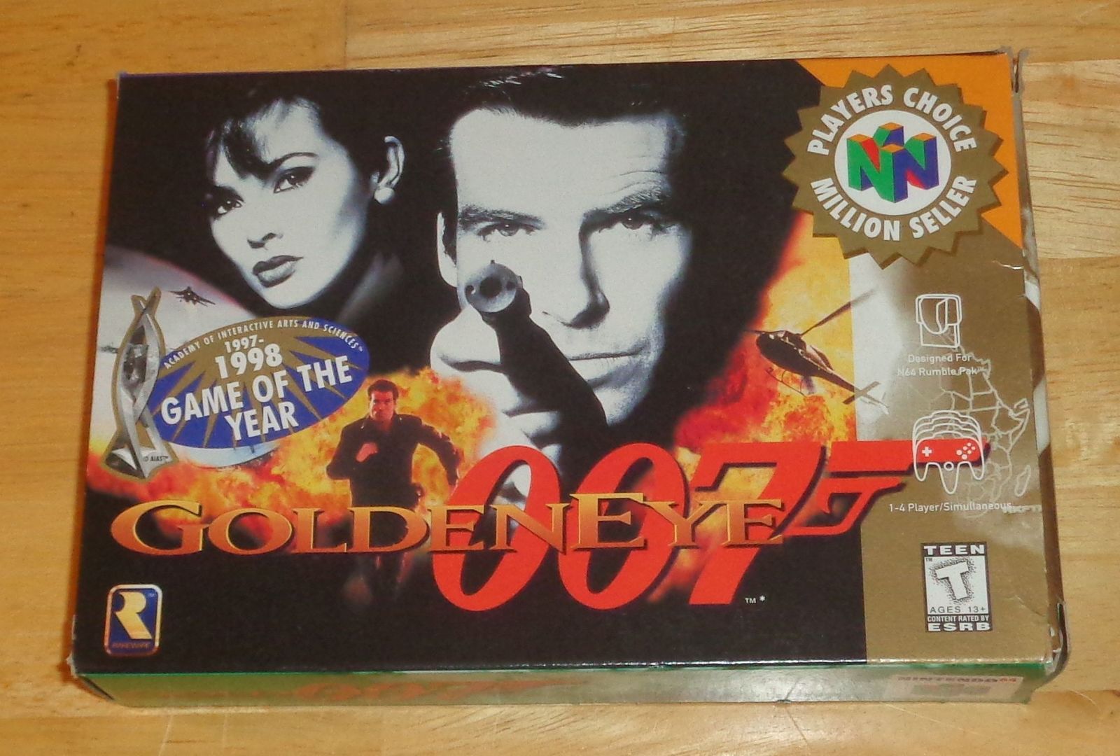 Nintendo 64 N64 GoldenEye 007 James Bond Video Game, CIB Tested and ...