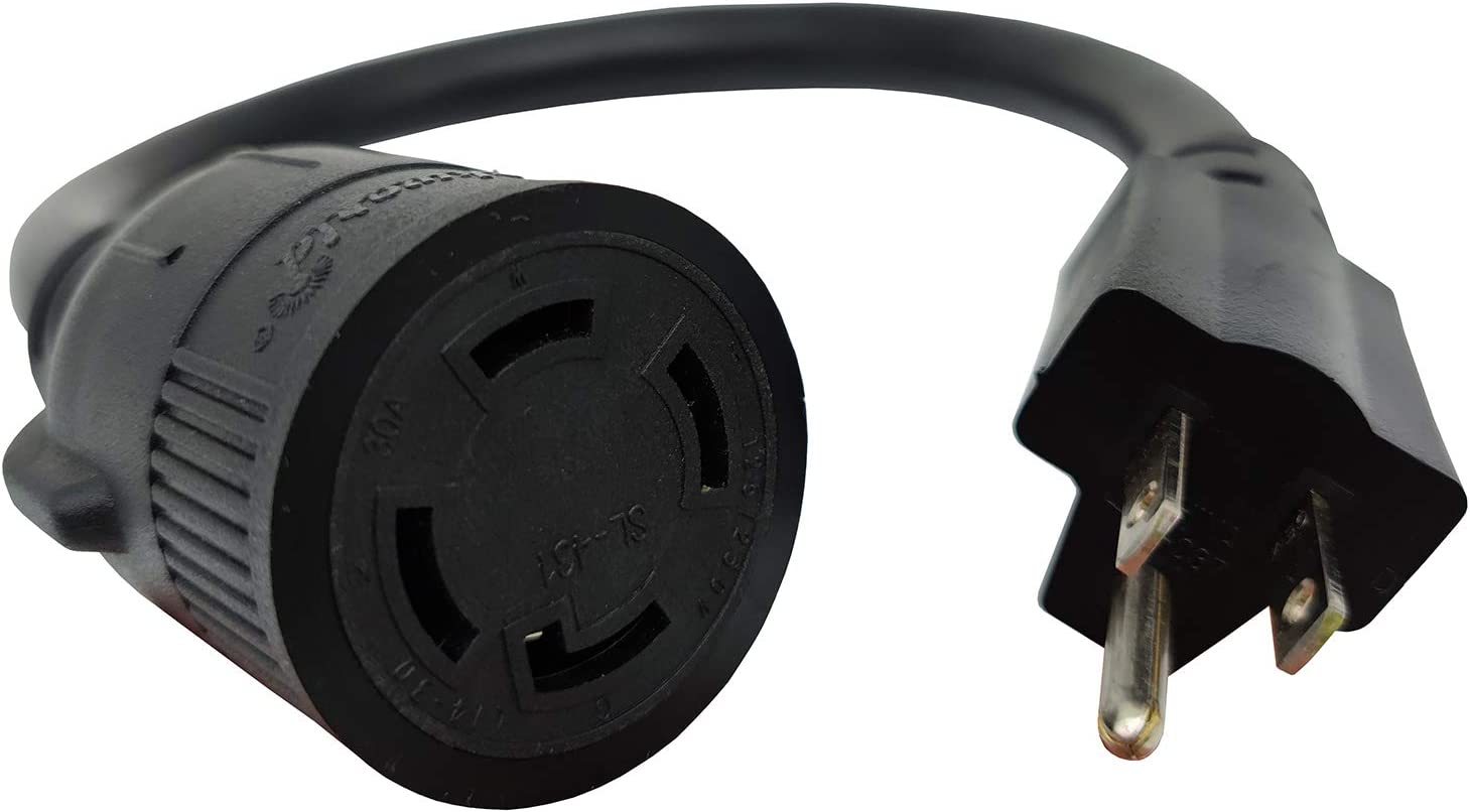 Shore Power Adapter Conntek 14422 RV Pigtail Adapter 15 Amp Male Plug ...