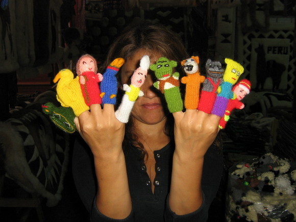 1500 Finger puppets, handknitted in Peru,whoelsale - Other
