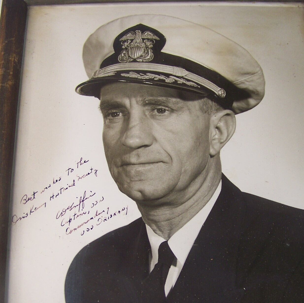 1953-54 PHOTO CAPTAIN CHARLES DONALD GRIFFIN USS ORISKANY AIRCRAFT ...