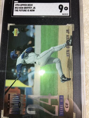 1994 Upper Deck #53 Ken Griffey Jr. SGC 9 NM-MT - Seattle Mariners Hall ...