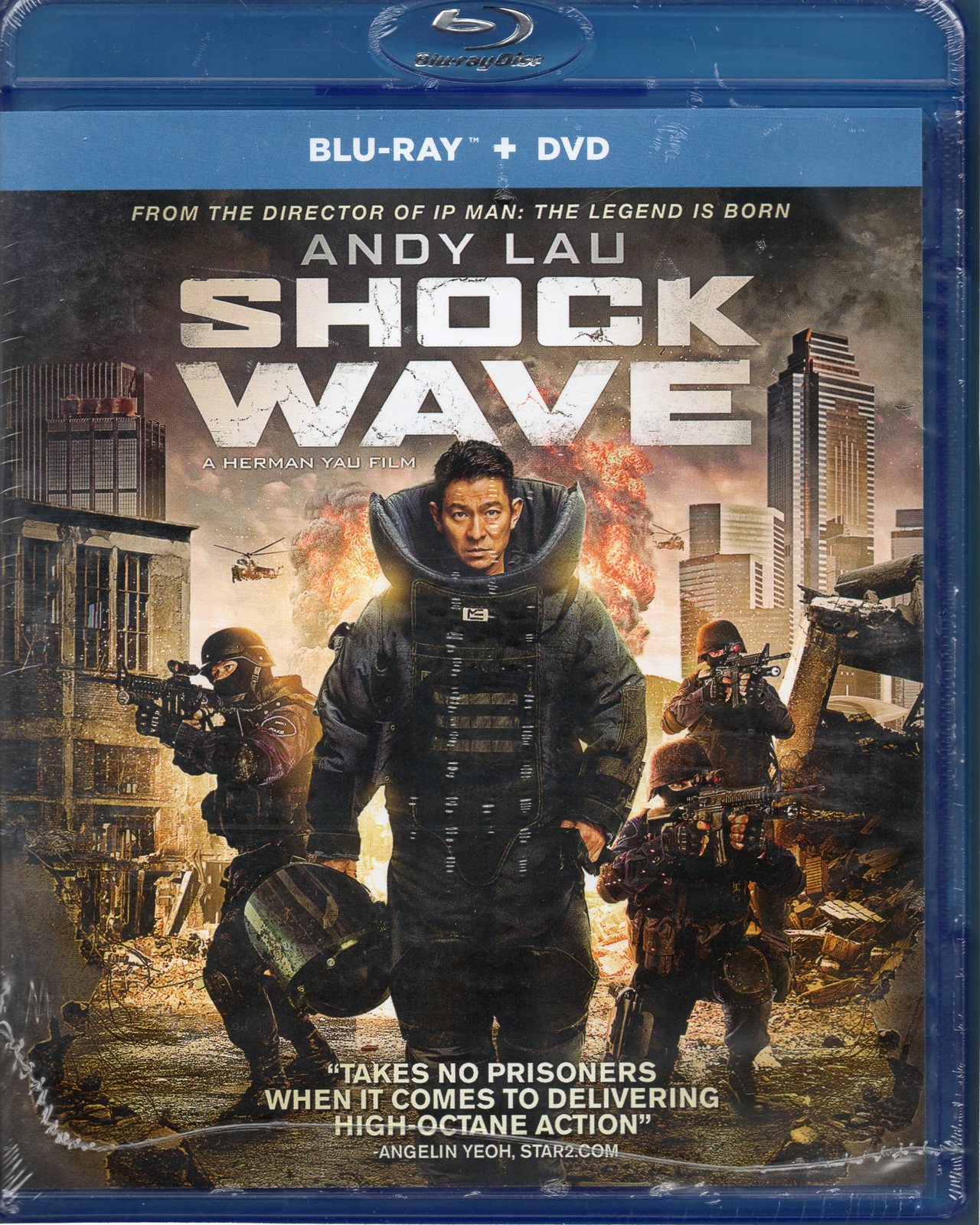 SHOCK WAVE (blu-ray+dvd) *NEW* Andy Lau, Chinese audio, English ...