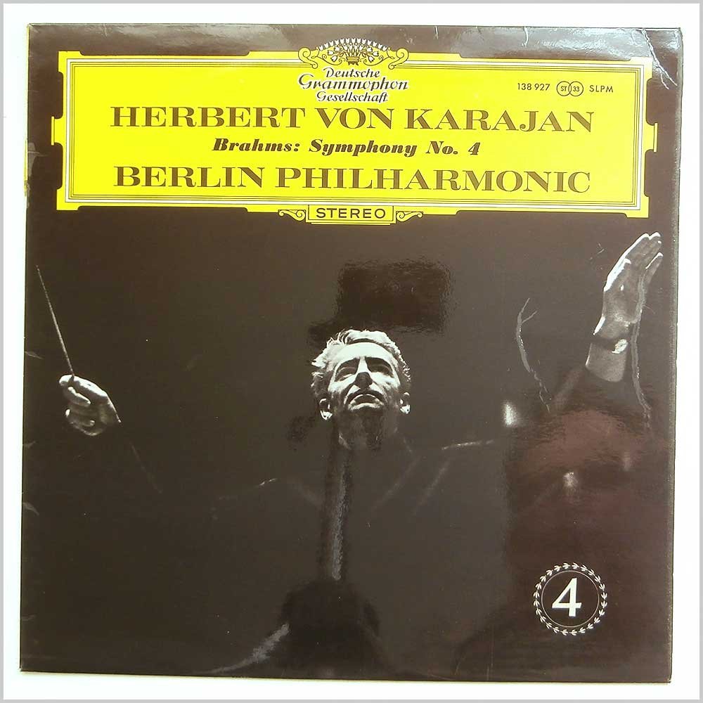 Johannes Brahms - Herbert von Karajan, Berliner Philharmoniker - Symphonie Nr. 4 - CDs