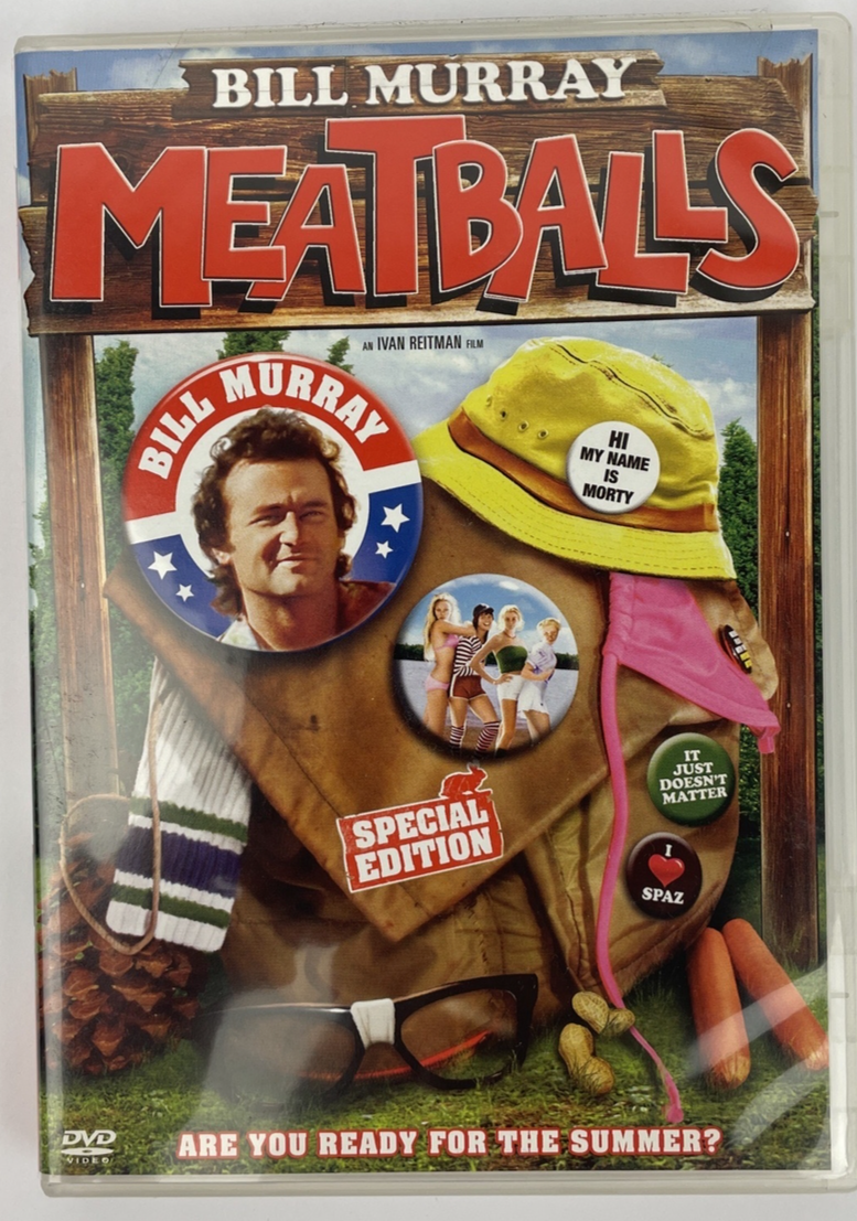 Meatballs DVD classic 1979 summer camp comedy movie Bill Murray Special ...