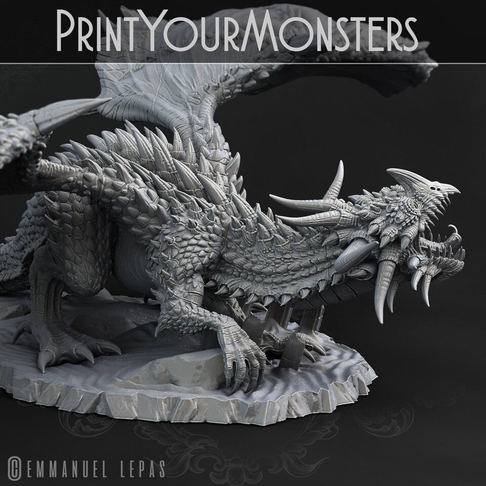 3D Printed Print Your Monsters Desert Dragon Desert Orcs Set 28mm ...