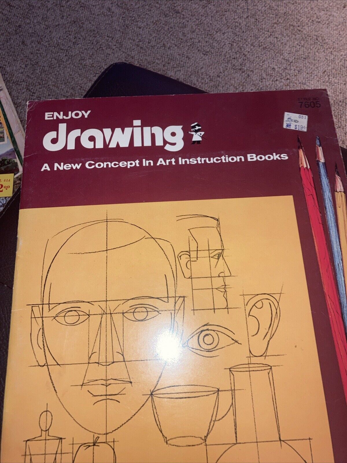 Enjoy Drawing A New Concept In Art Instruction Book #5 Vintage 1971 ...