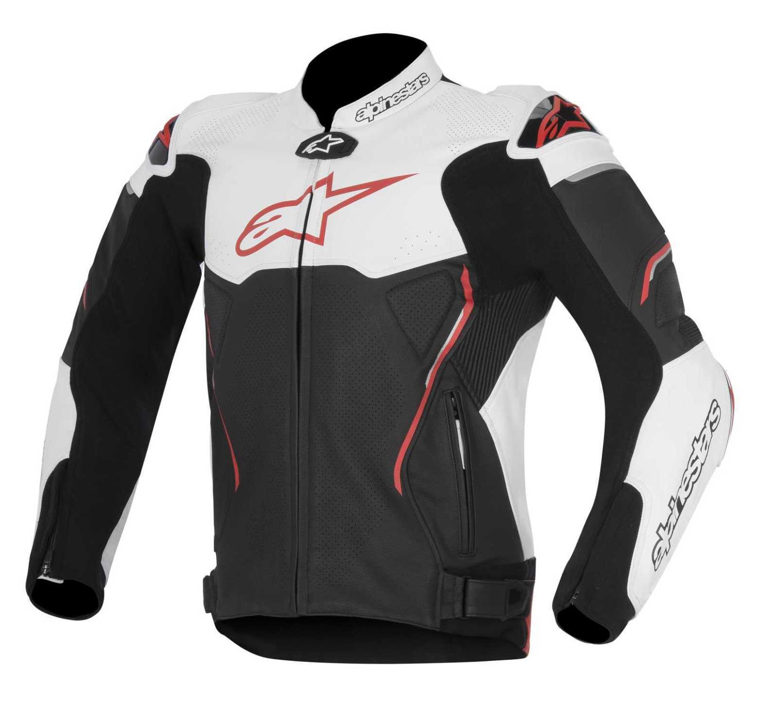 ALPINESTARS ATEM Motorbike/Motorcycle Racing Leather Jacket All Sizes ...