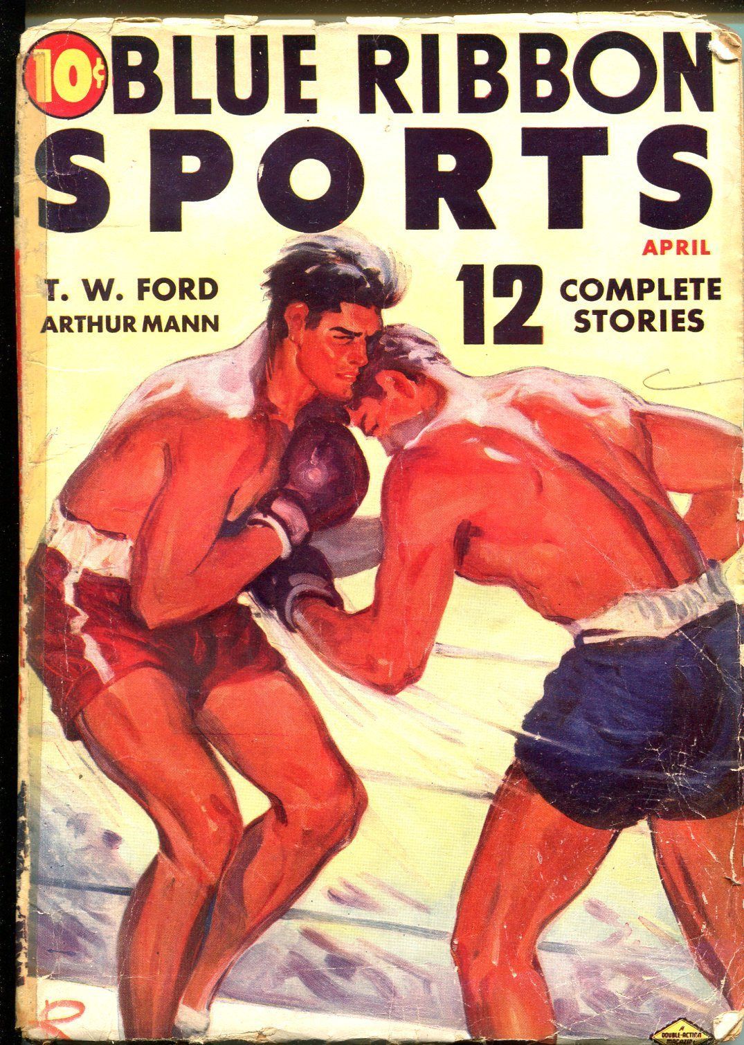 BLUE RIBBON SPORTS 04/1939-DOUBLE ACTION-BOXING-PULP THRILLS-good/vg ...