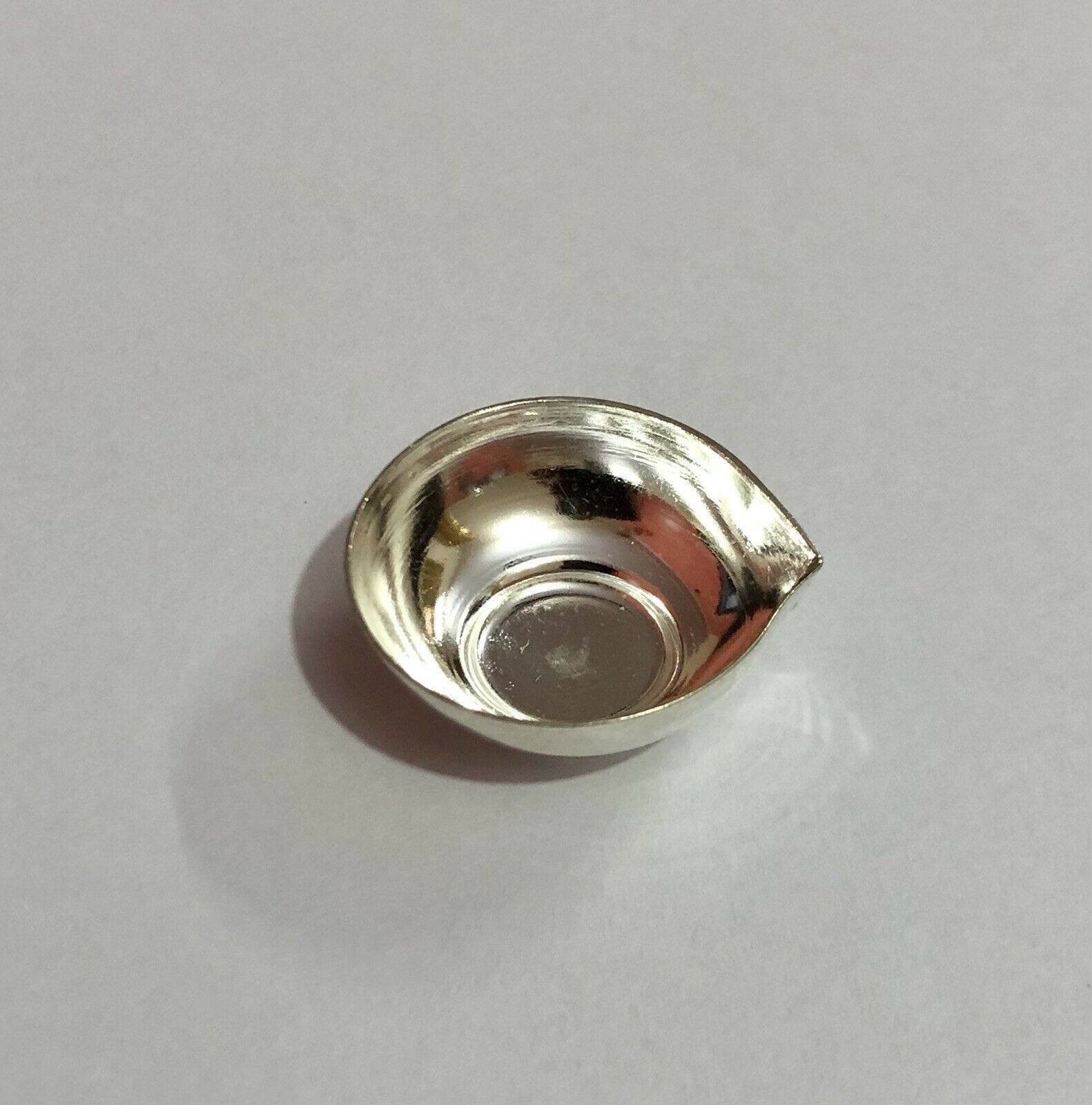 925 Silver Hindu Religious Dipak Deepak Deepam Diya Temple Lakshmi Puja ...