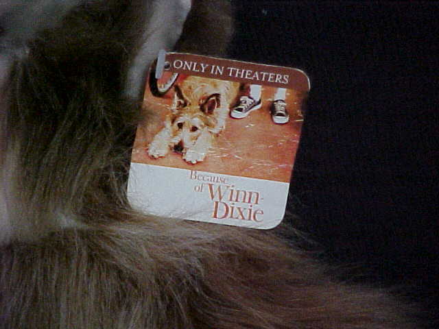 16" Because of Winn Dixie Dog Plush Toy With Tags 20th Century Fox - Other