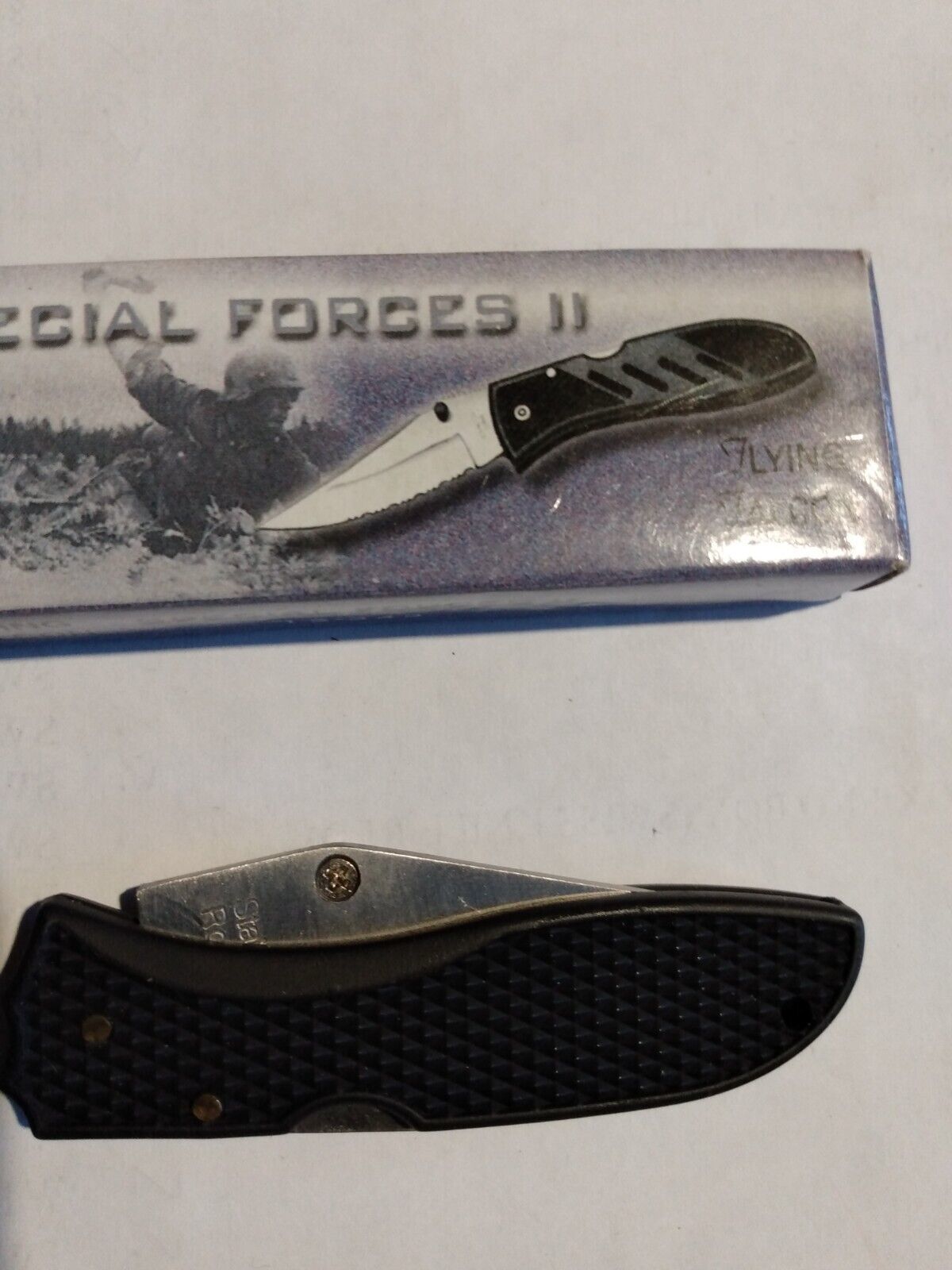 SPECIAL FORCES II FLYING FALCON 3" CLOSED TACTICAL FOLDER KNIFE 15-343 ...