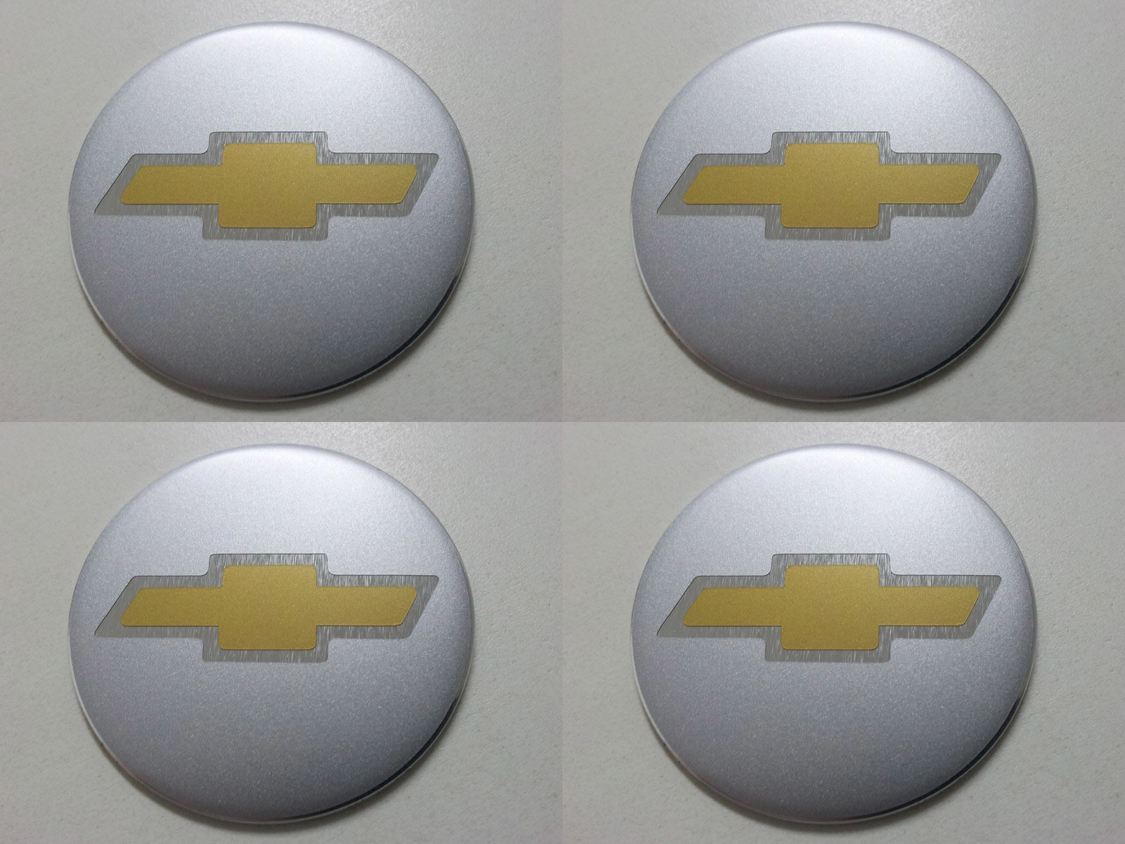Chevrolet 6 - Set of 4 Metal Stickers for Wheel Center Caps Logo Badges ...