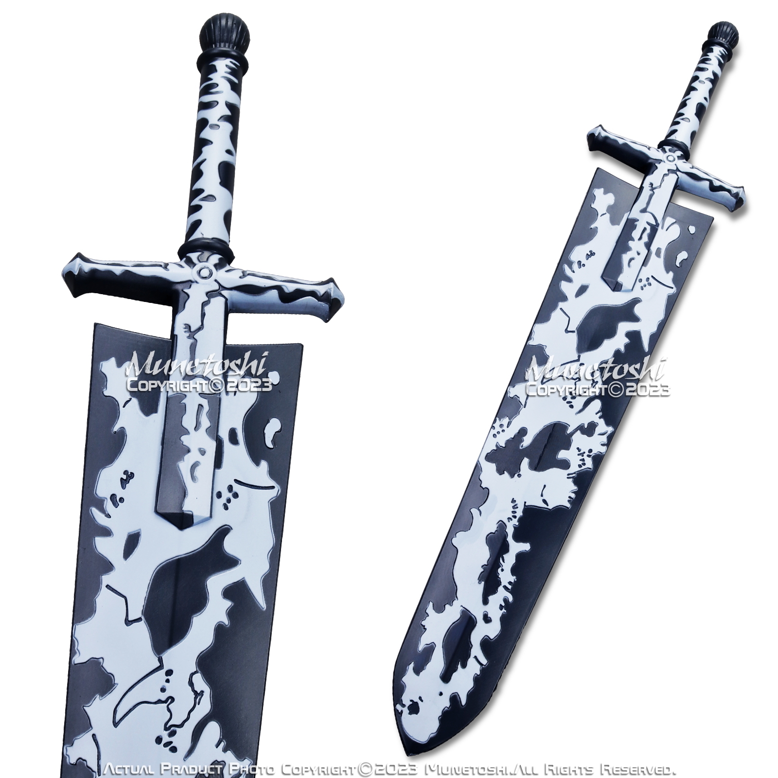 39.5” Asta Demon-Slay Foam Great Sword Wizard Mage Knight Fantasy Anime ...